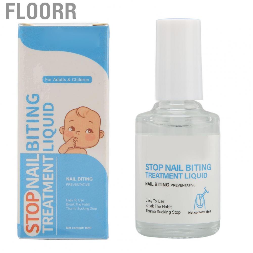 Floorr Stop Nail Biting Polish 15ml Portable Nail Biting Liquid ...