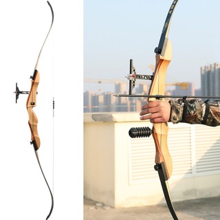 AMEYXGS 66 68 70 inch recurve bow 14-40lbs archery wooden bow | Shopee ...