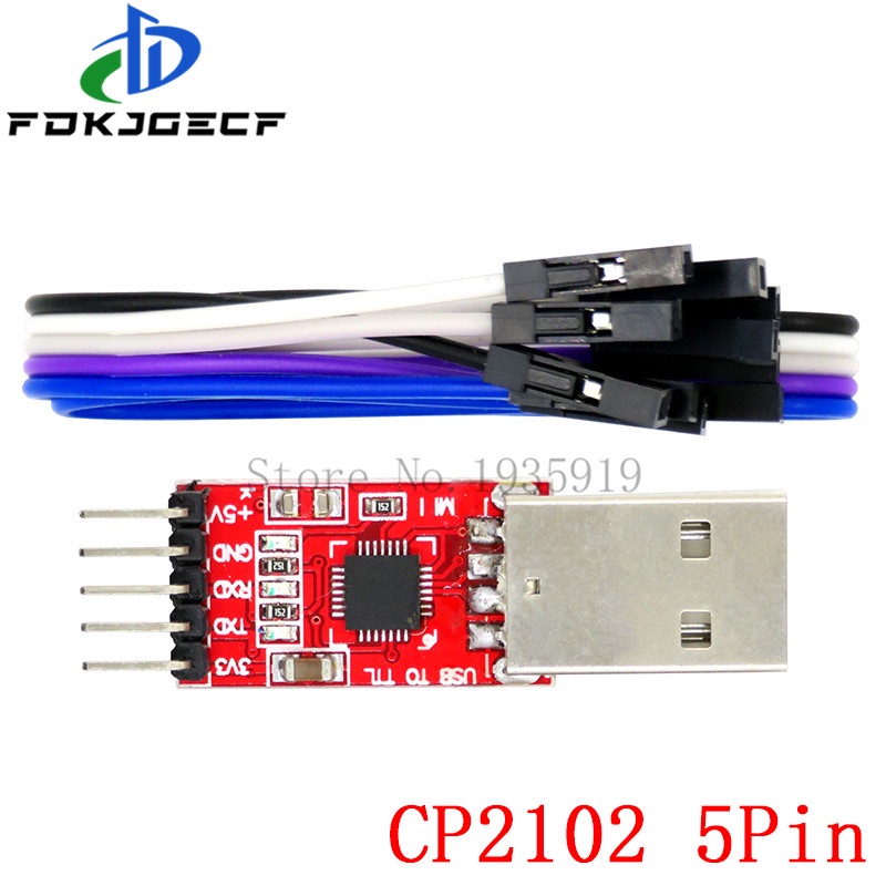Cp2102 โมดูลเชื่อมต่อ Micro USB 2.0 เป็น UART TTL 5PIN STC FT232 USB ...