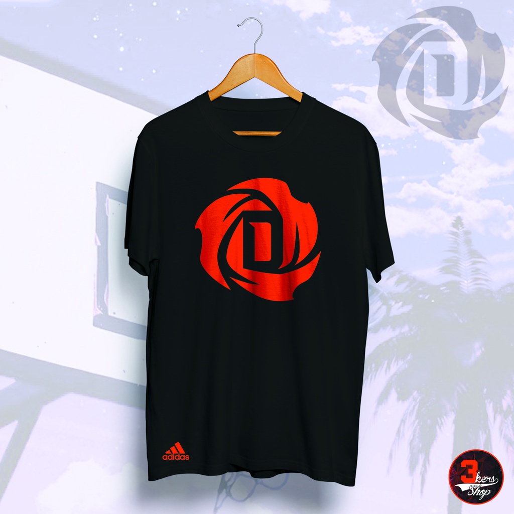 NBA DERRICK ROSE SIGNATURE LOGO BASKETBALL TSHIRT | Shopee Thailand
