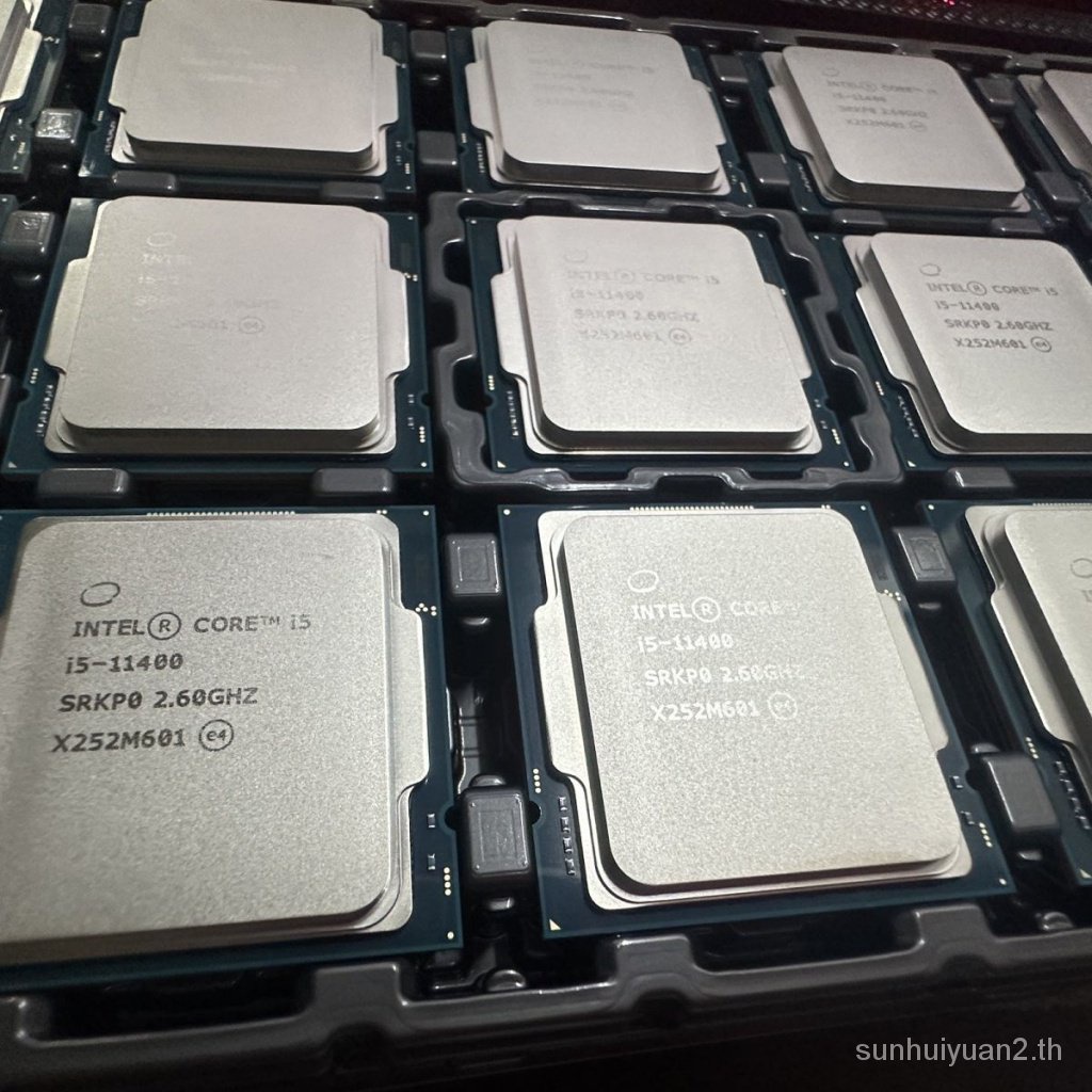 โปรเซสเซอร์ CPU intel 11th Generation Corey I5 11400 I5 11400F ทรงหลวม ...