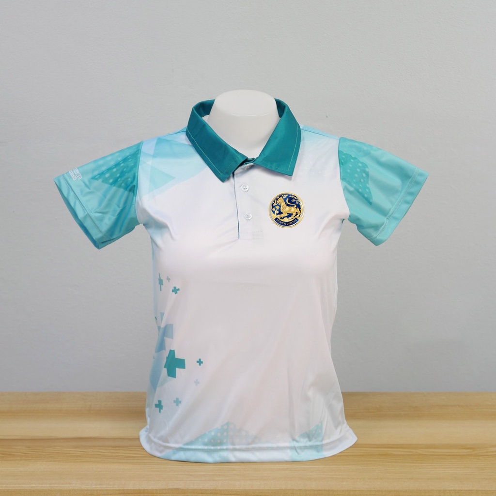 Qianyu Th1 เสื้อโปโล (ชิคโค่) ทรงผู้หญิง ทรงผู้ชาย รุ่น Smart2 สีเขียว ...