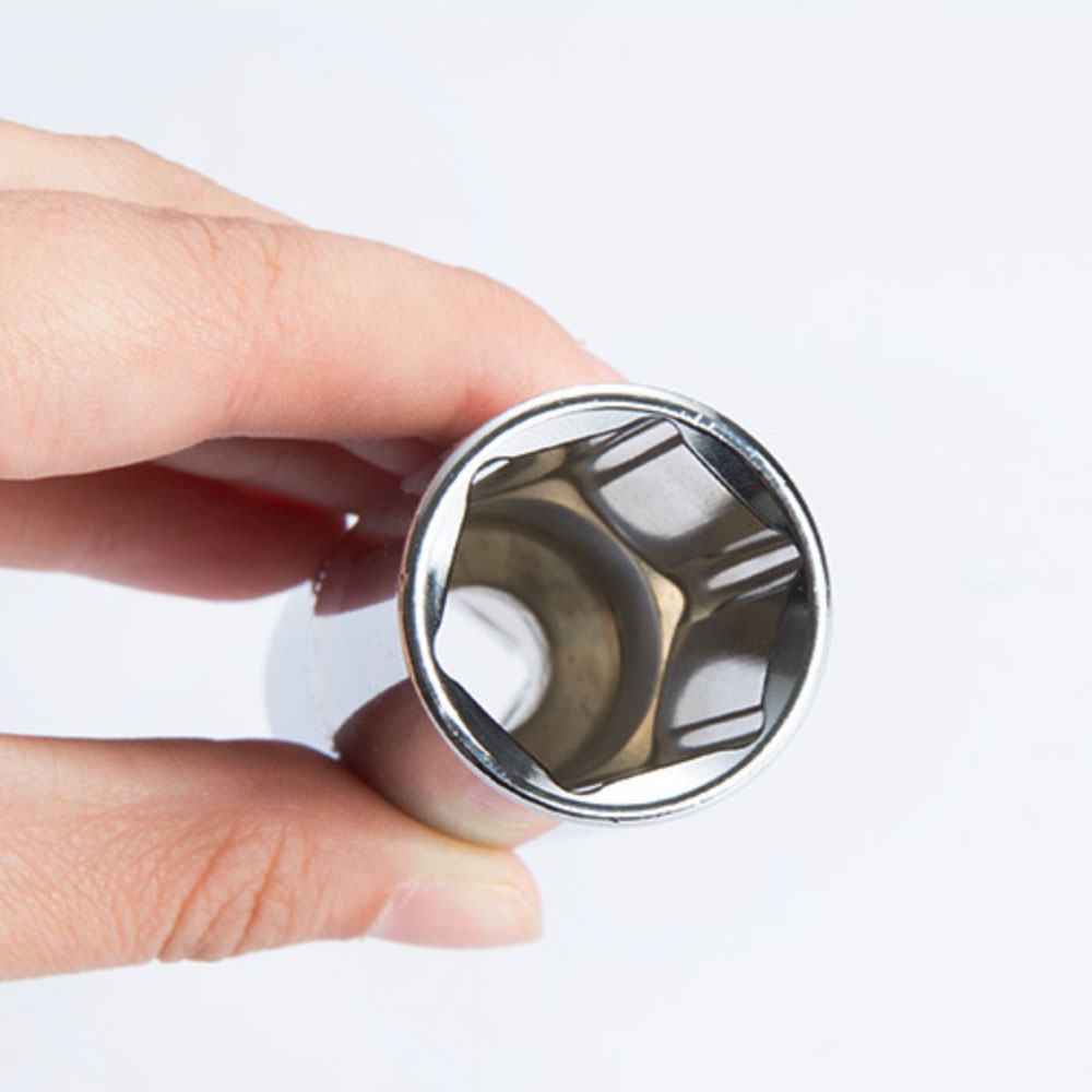 Yolo MALL ชุดซ็อกเก็ตไดรฟ์ 1/4 นิ้ว 3/8 นิ้ว และ 1/2 นิ้ว Cr-V 6 9 10 ...