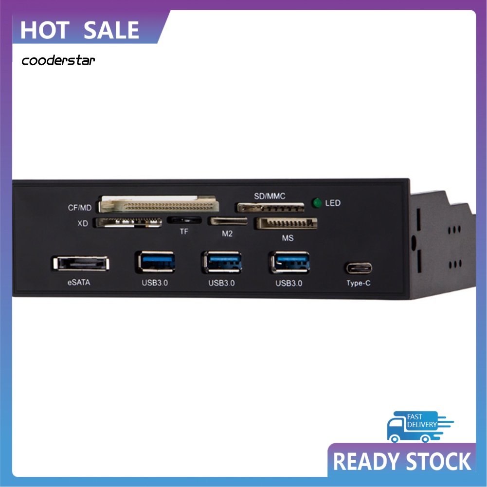 Cood เครื่องอ่านการ์ด SD USB30 eSATA Type-C TF หลายพอร์ต | Shopee Thailand