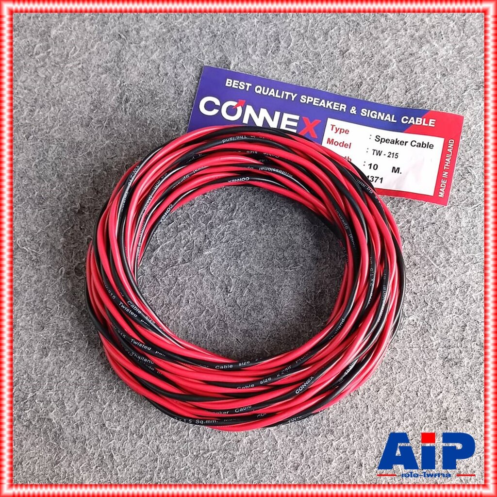 1ขด มี4ขนาดให้เลือก CONNEX TW-215 สายลำโพงเกลียว 5/10/15/20เมตร TW 215 ...