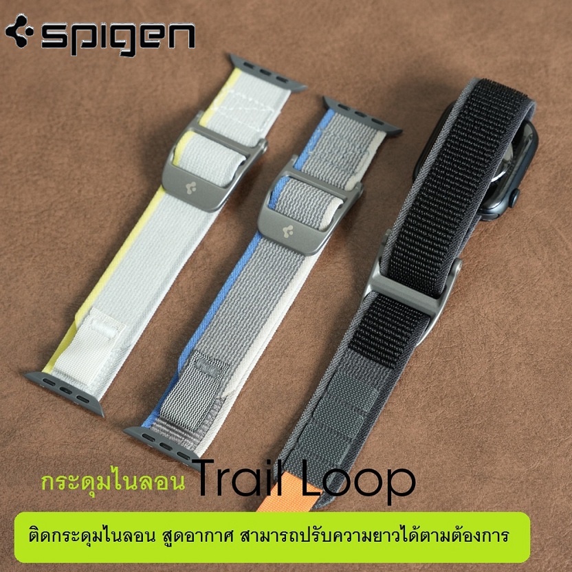 Spigen DuraPro สายนาฬิกาข้อมือไนล่อน ระบายอากาศ ปรับได้ สําหรับ apple Watch Ultra 1/2 49 มม. S9 ...