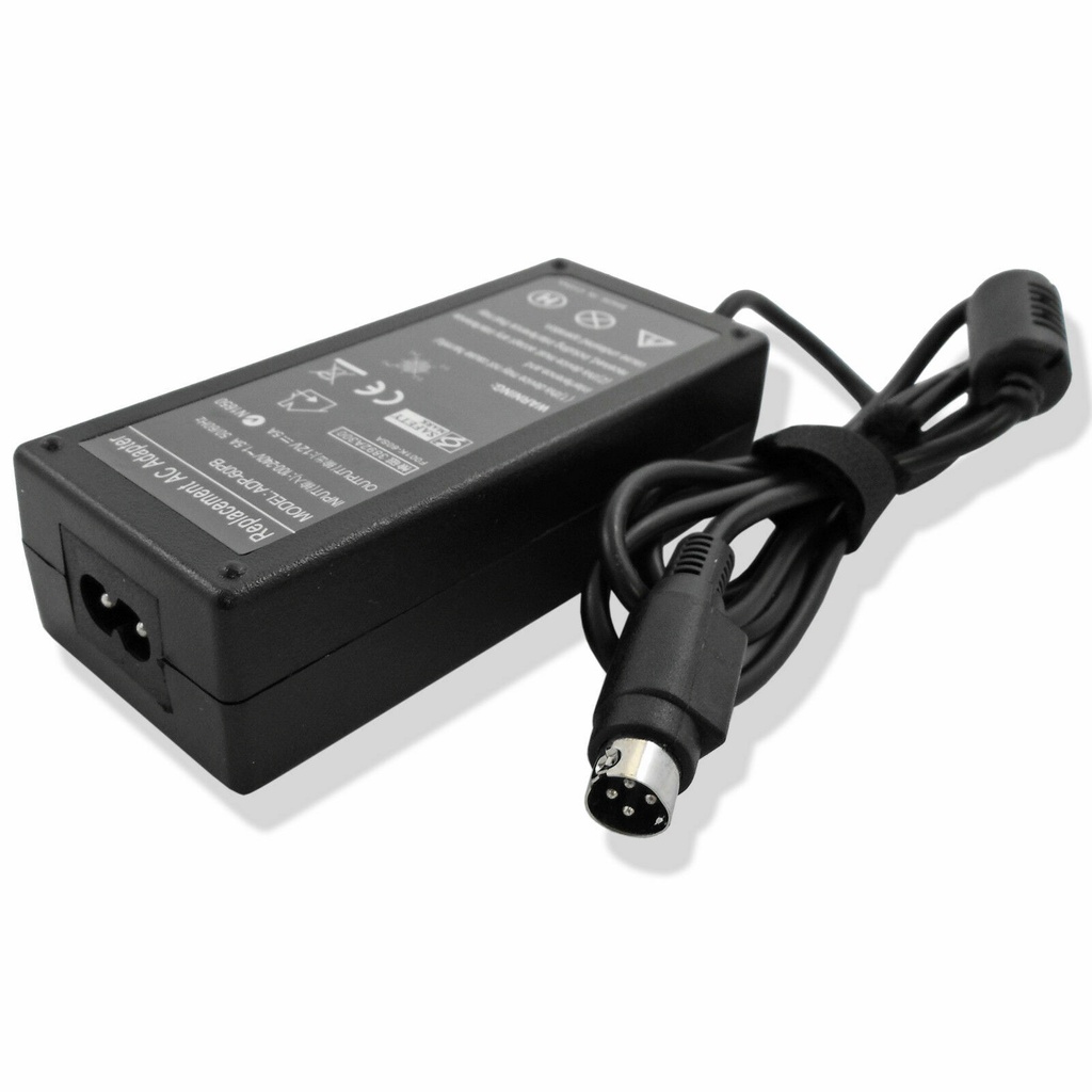 4-Pin 12V 5A AC Power Adapter Charger สําหรับ Viewsonic VG175 VG181 ...