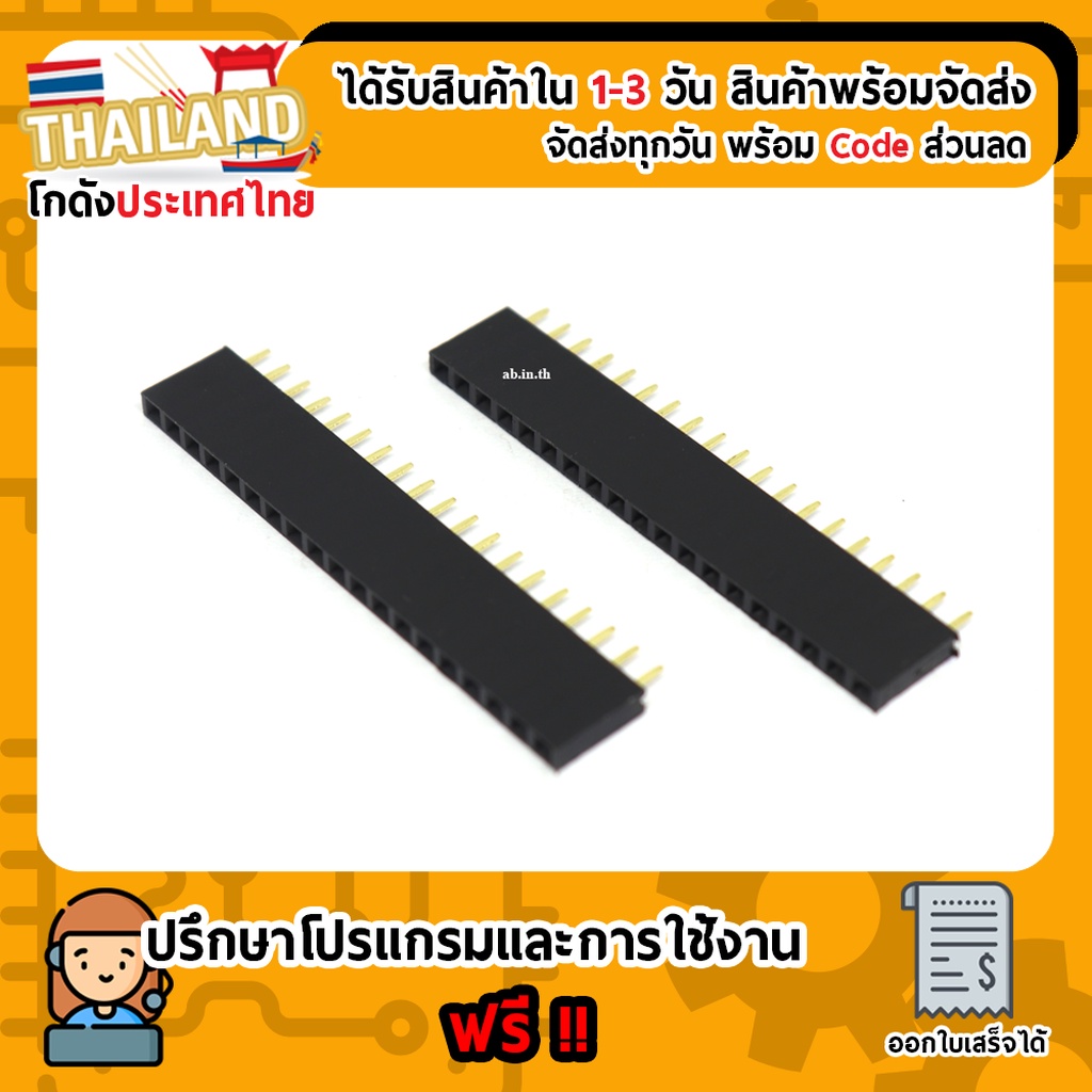 1x19 Pin 2.54 Female Pin Header Connector 19P (ขาสั้น) | Shopee Thailand