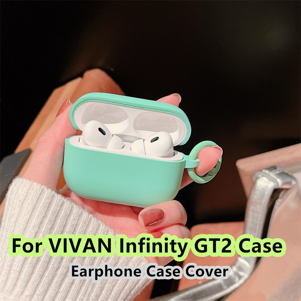 【ของแท้】เคสหูฟัง แบบนิ่ม สีมาการอง สําหรับ VIVAN Infinity GT2 GT2 ...