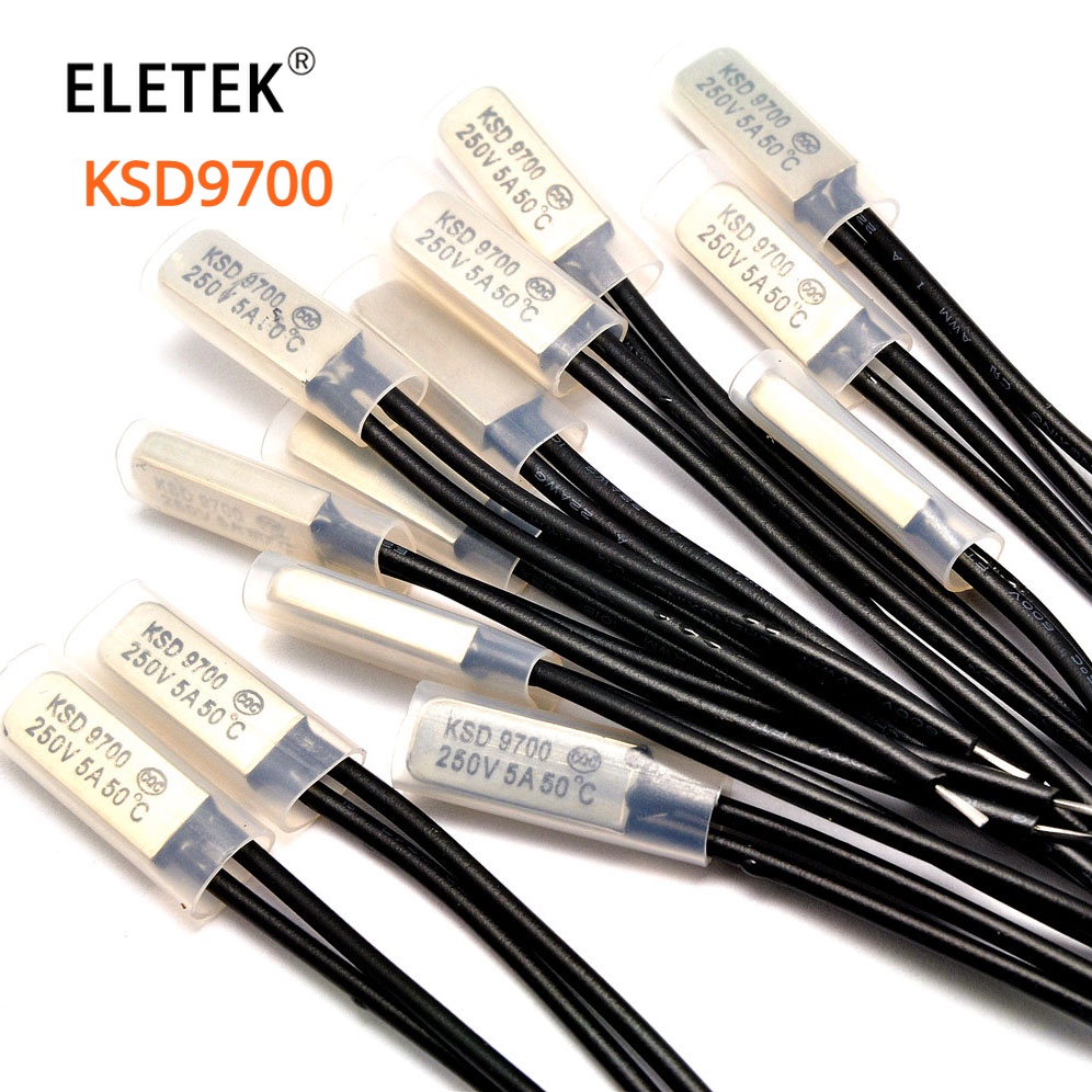 เทอร์โมสแตทสวิตช์อุณหภูมิ 40~120 องศา KSD9700 250V 5A 5 ชิ้น | Shopee Thailand