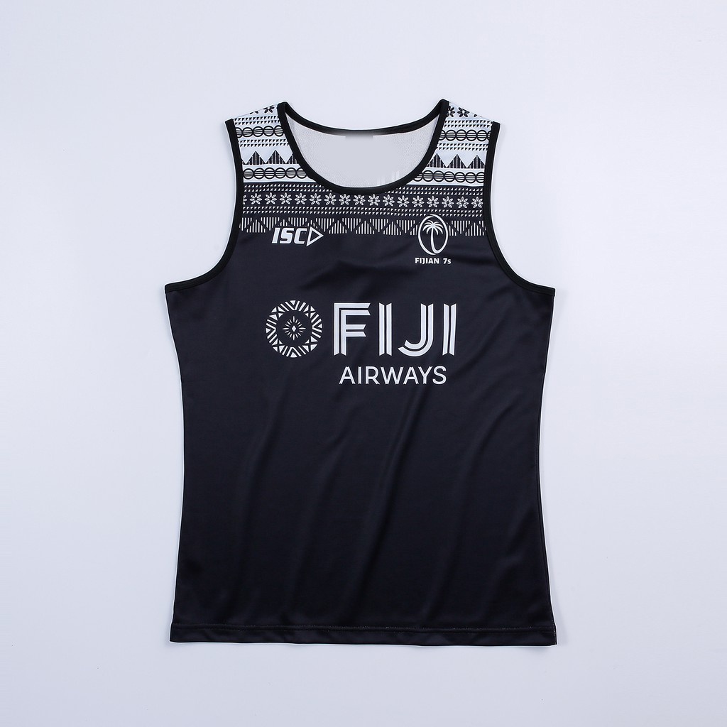 2024 Fiji Mens Rugby Sports Tank Top 2024 ใหม่อินเทรนด์ Casual Round ...