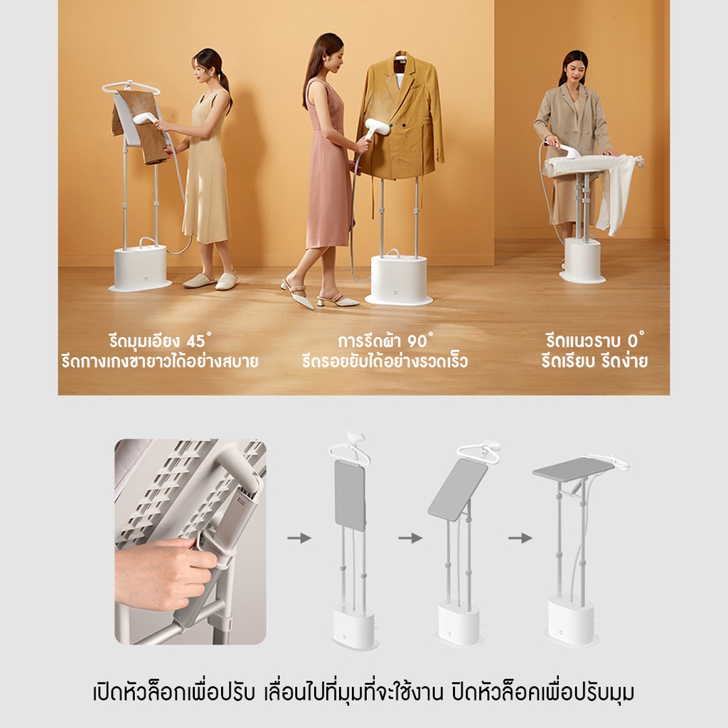 เตารีด Xiaomi Mi Mijia Supercharged Steam Iron เครื่องรีดผ้า เครื่องรีด ...