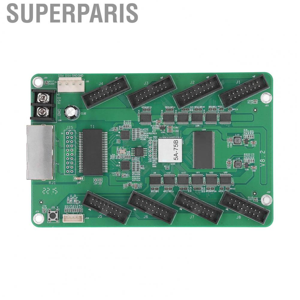 Superparis Display Control Card 5A‑75B 8 HUB Interfaces Easy Maintenance Flexible Layouts DC3.3 ...