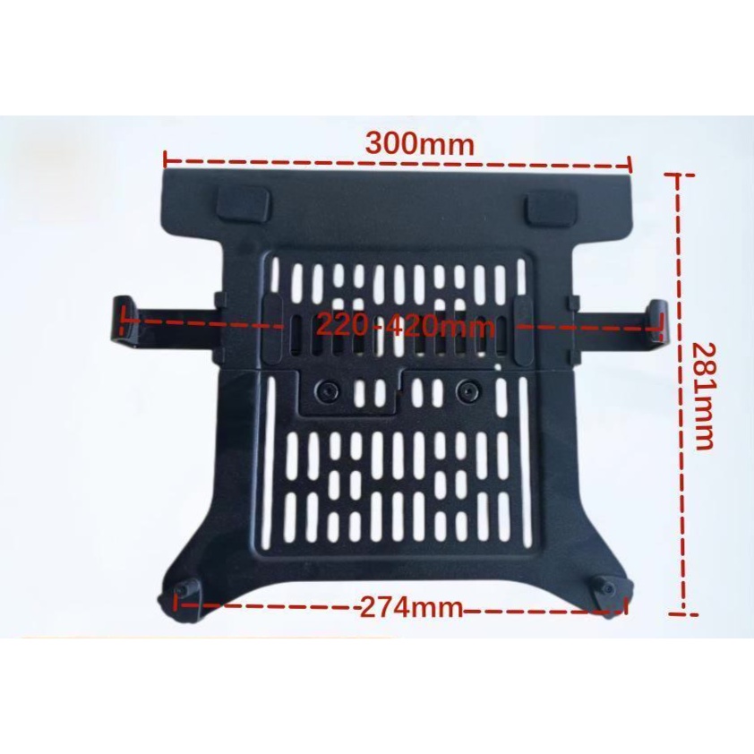 อุปกรณ์เสริมขาจับจอคอม และ แท่นวางแล็ปท็อป รุ่น KLC-H1 [G7_016] สำหรับจอไม่มีรูน็อต ติดตั้งง่าย ...