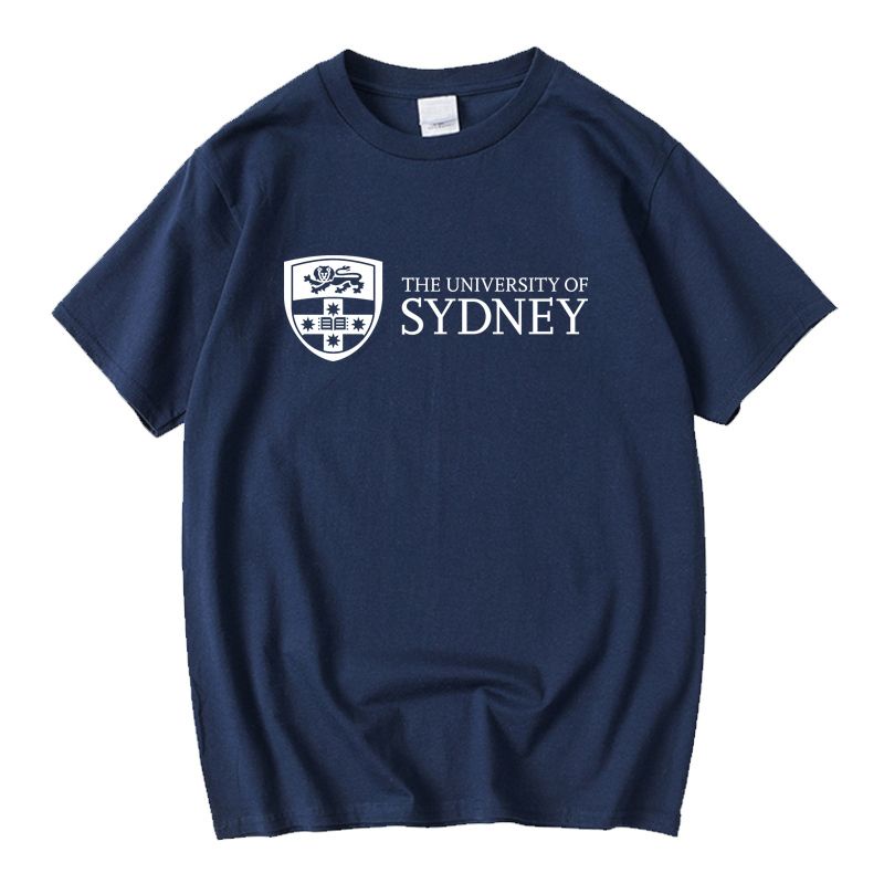 เสื้อยืดแขนสั้น ผ้าฝ้ายแท้ พิมพ์ลาย Australia USYD Sydney University ...