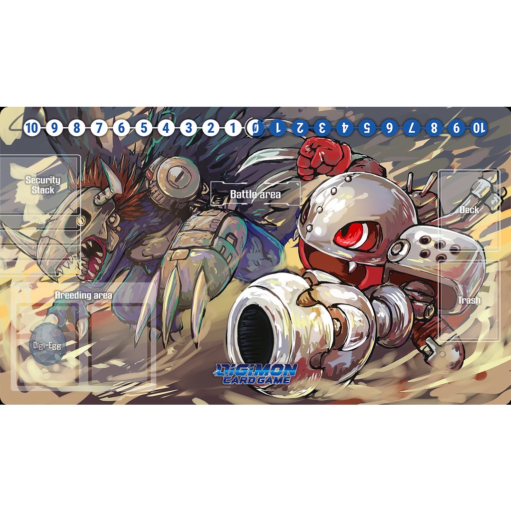 Hot Digimon Playmat Wargreymon Terriermon Angewomon DTCG CCG Board Game ...