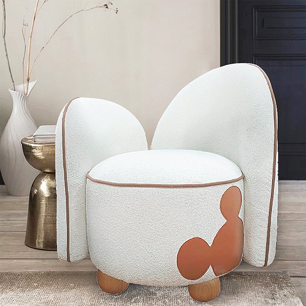 SB Design Square สตูล DISNEY รุ่น MICKEY STOOL-B สีครีม (92x92x81 ซม. ...