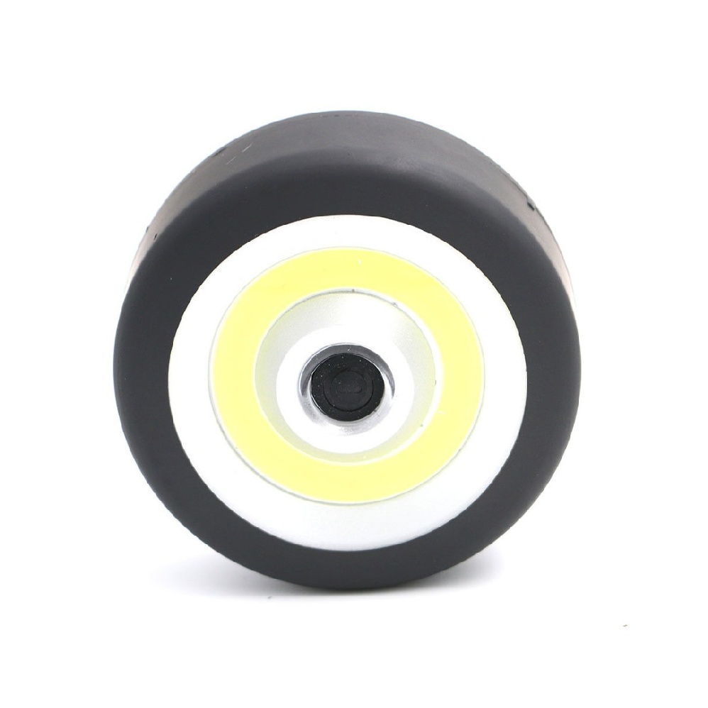COB LED Round Flashlight Torch Car Inspection Camping Light Magnetic ...