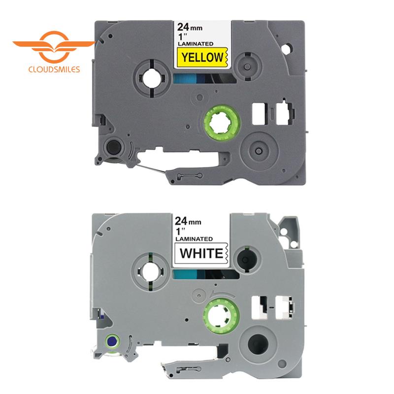 เทปฉลาก 24 มม. สําหรับเครื่องพิมพ์ Brother PT-E100 PT-E100B PT-E200 PT-D200 PT-D210 2 ชิ้น ...