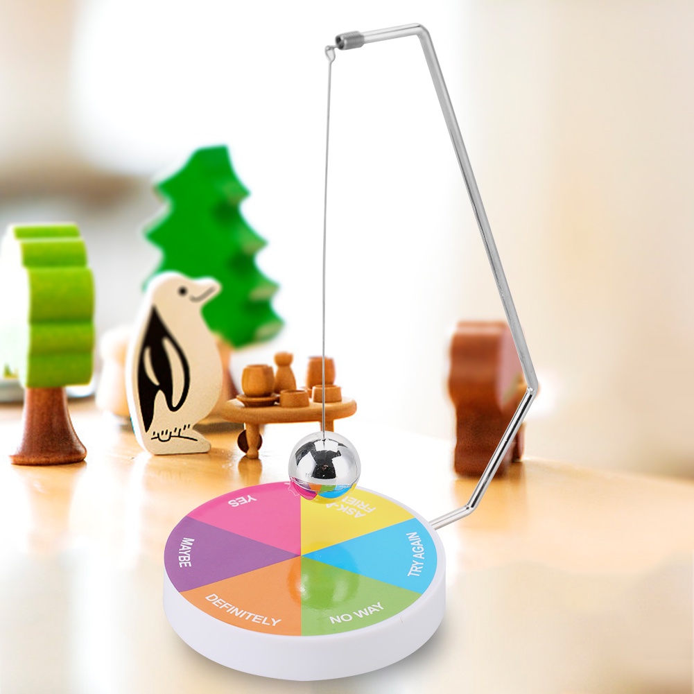 Chris office Magnetic Decision Maker Ball Swing Pendulum ตกแต่งโต๊ะ ...