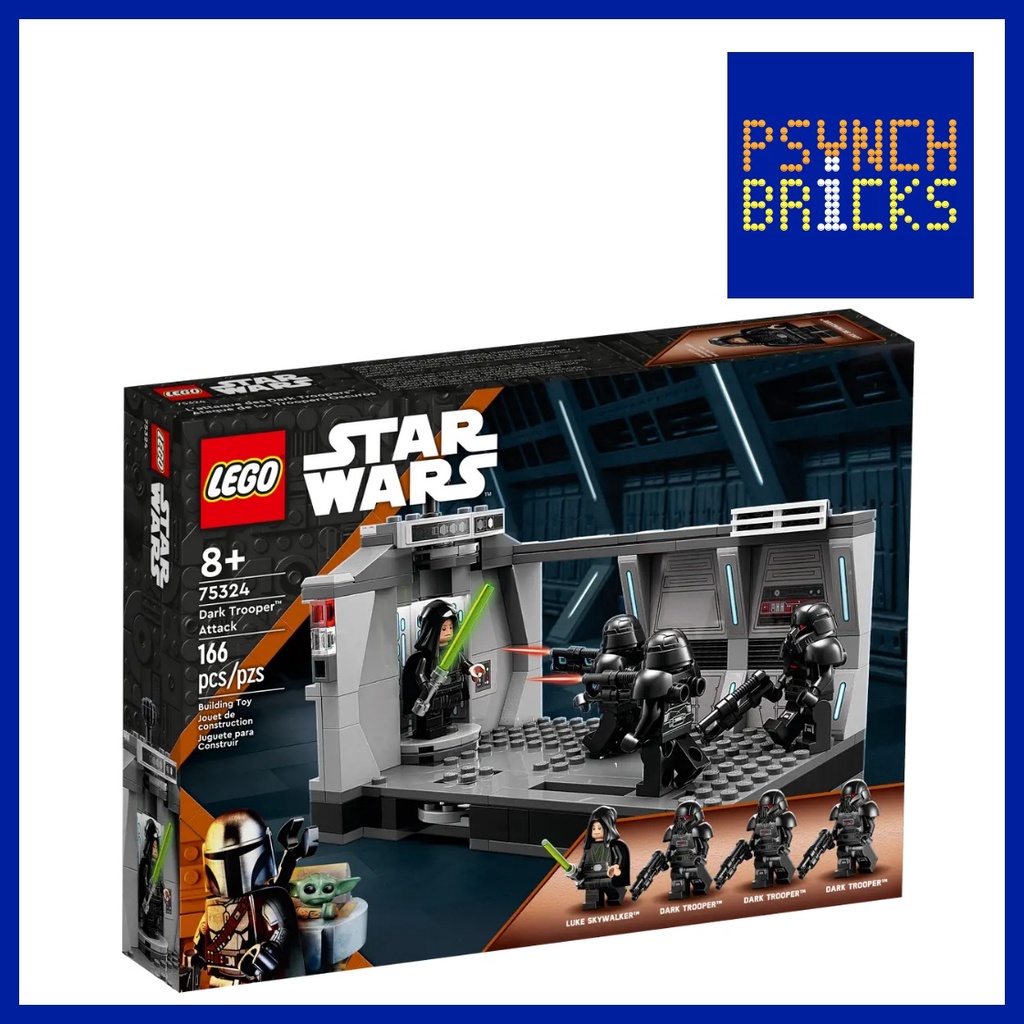 (ของแท้-พร้อมส่ง) LEGO 75324 Star Wars Dark Trooper Attack | Shopee ...