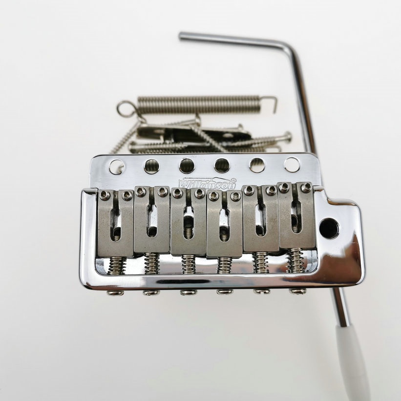 Mai-wilkinson WVP6 Chrome silver ST สะพานสายกีตาร์ไฟฟ้า ระบบลูกคอ และ ...