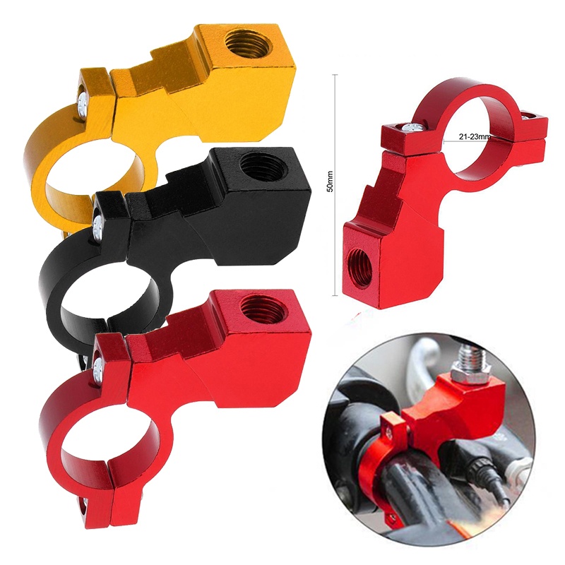⚡READYSTOCK⚡Heavy Duty Aluminium Alloy Motorcycle Mirror Mount Bracket ...