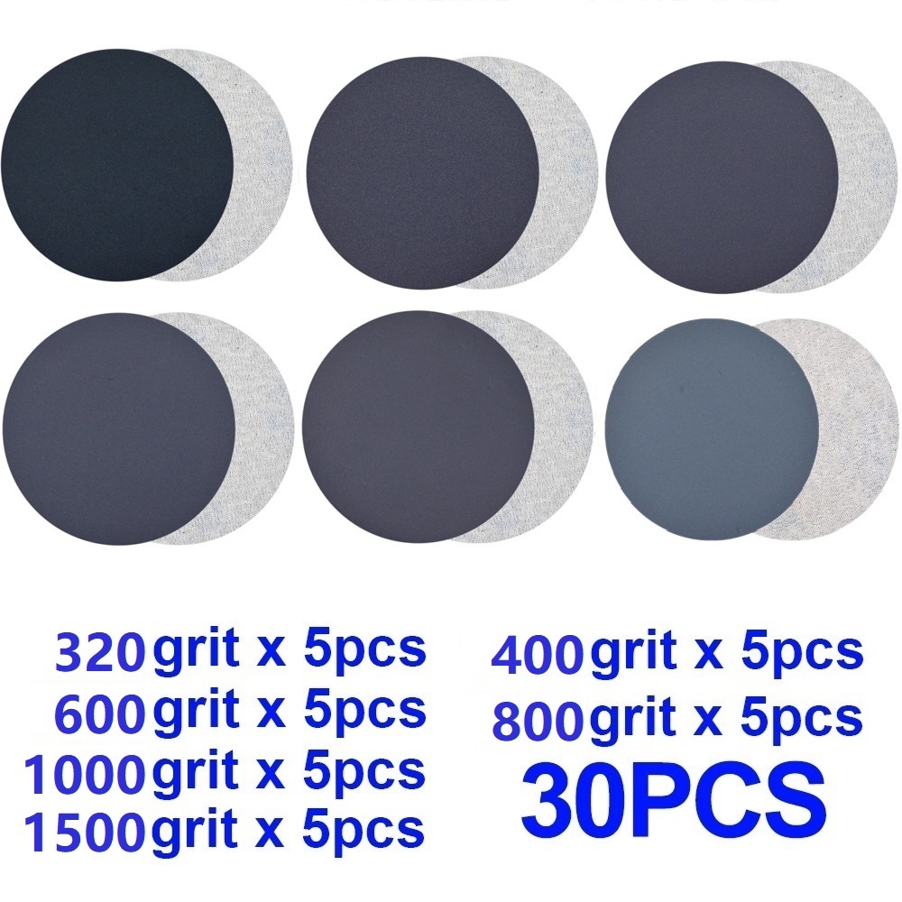 ⚡NEW 8⚡Sanding Disc 75mm Sanding Discs 320-1500 Grit 3inch Hook&Loop ...