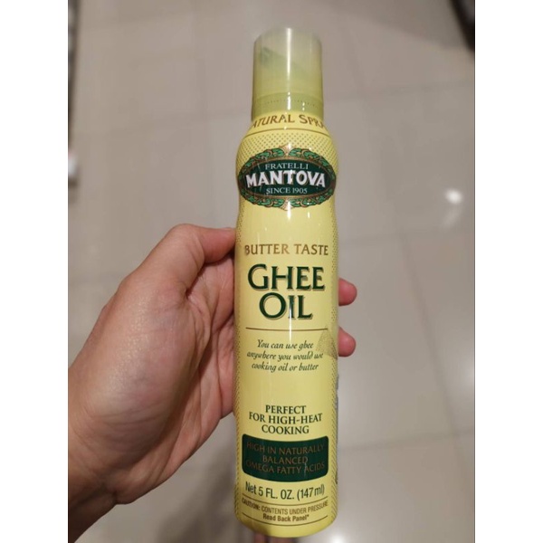 🔥 Mantova Ghee Oil Spray กีผสมแบบฉีด 147 g. 🔥 | Shopee Thailand