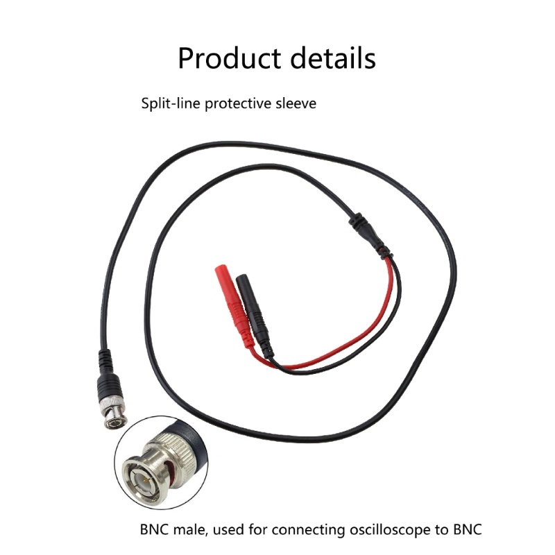 Pcf * BNC ชาย 4 มม.ความปลอดภัยชาย Banana Plug Test Lead Probes ...