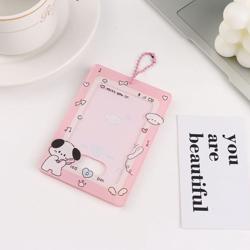 กระเป๋าใส่บัตรอะคริลิค ลายการ์ตูนอิฐ Gu Card Standing Card | Shopee ...
