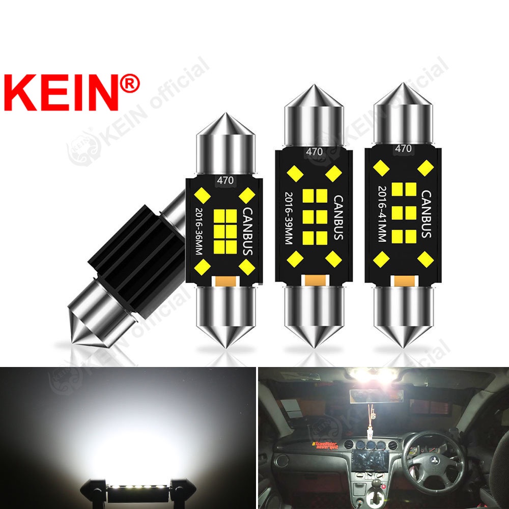 Kein 2PCS Festoon หลอดไฟ Led รถโดมภายใน 31 มม.36 มม.39 มม.41 มม.C5W C10W C3W อ่านภายในแผงประตู ...