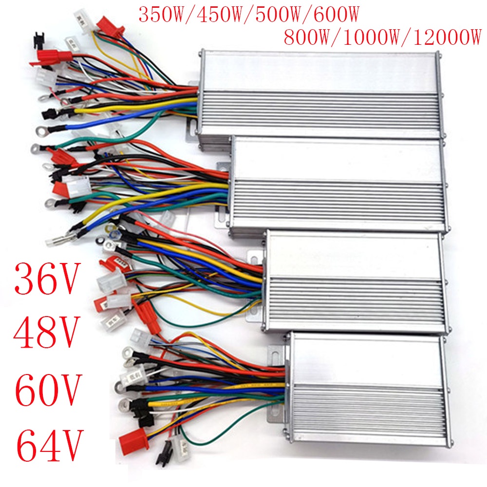 มอเตอร์ควบคุมสกูตเตอร์ไฟฟ้า DC 36V 48V 60V 64V 350W 450W 500W 600W 800W 1000W 1200W | Shopee ...