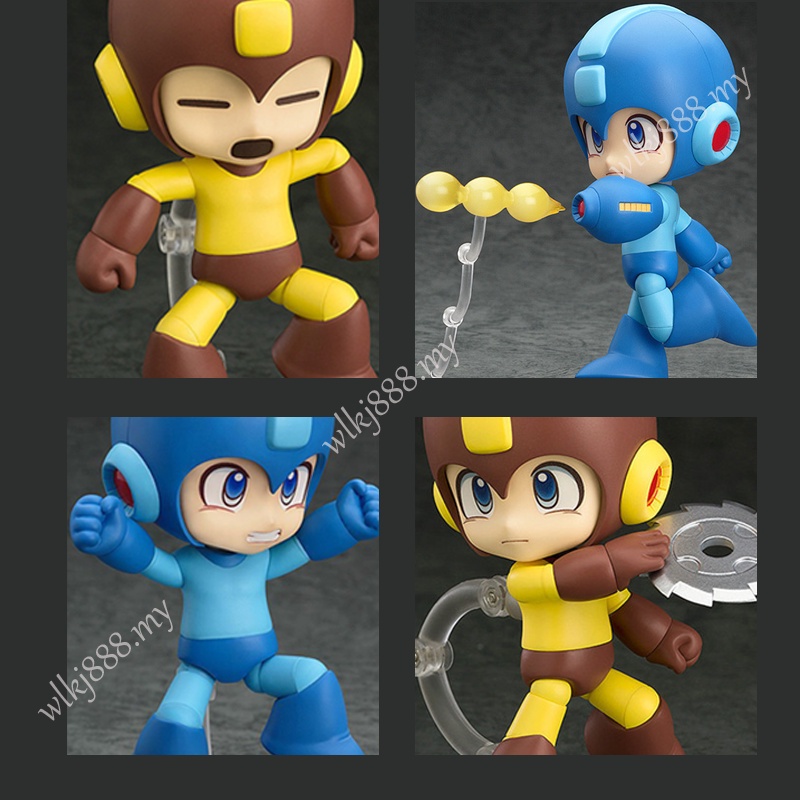โมเดลฟิกเกอร์ Rockman Mega Man 556 Change Face Anime Articulado ของเล่น ...