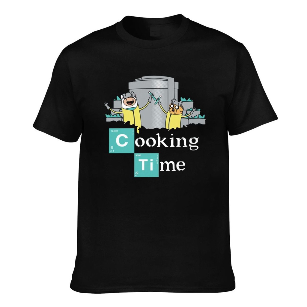 เสื้อยืดผู้ชาย ราคาถูก ขายดี ผู้ชาย Tshrit ทําอาหาร Time Finn Jake ...