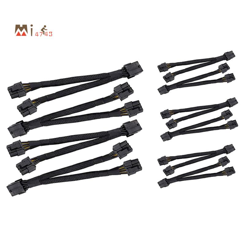 การ์ดจอ 8Pin PCI-E PCI Express GPU VGA 8 Pin Female to Dual GPU 8(6+2 ...