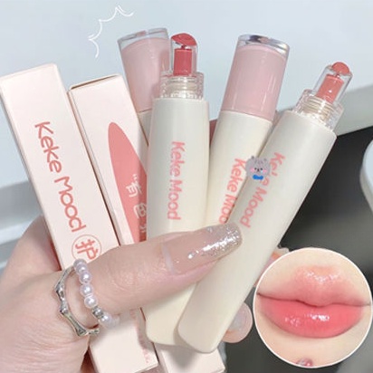 Kekemood 4 สี Lip Care Essence Moisturizing Glass Moisturizing ลิปสติกล ...