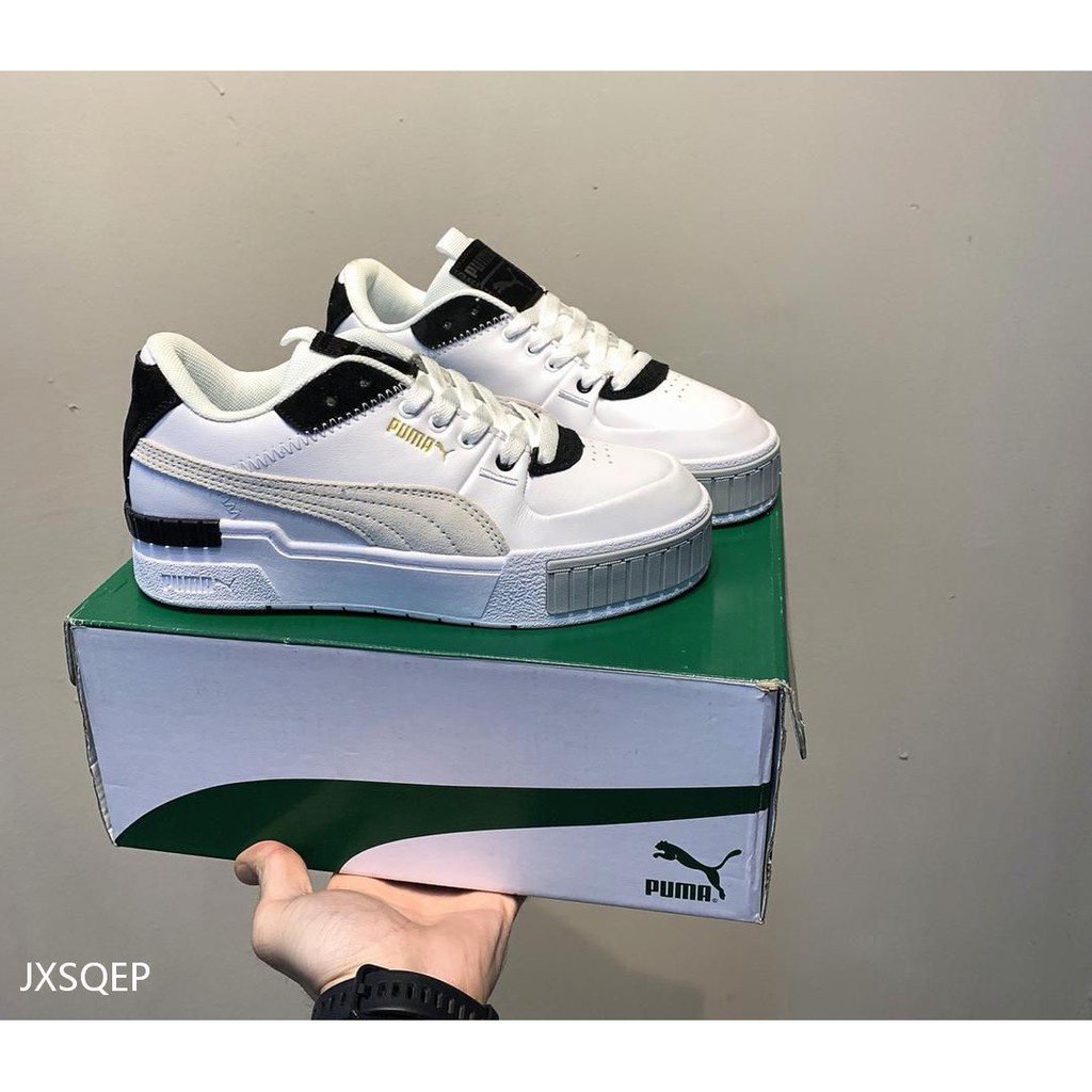 Puma PUMA Cali Sport Mix Wn'S รองเท้าผ้าใบลําลอง ส้นหนา สไตล์เรโทร JQ5E ...