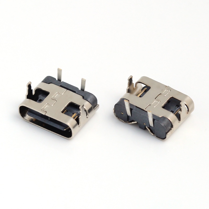 ปลั๊กซ็อกเก็ต Type-c 2P ตัวเมีย 90 องศา สองด้าน ขั้วบวก ลบ เรียบง่าย USB | Shopee Thailand