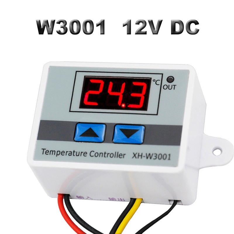 Xh-w3001 เครื่องควบคุมอุณหภูมิไมโครคอมพิวเตอร์ DC12V 24V AC110 AC200V ...