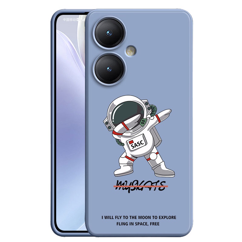 เคสโทรศัพท์ซิลิโคนยาง กันกระแทก ลายนักบินอวกาศ NASA สําหรับ VIVO V2249 ...