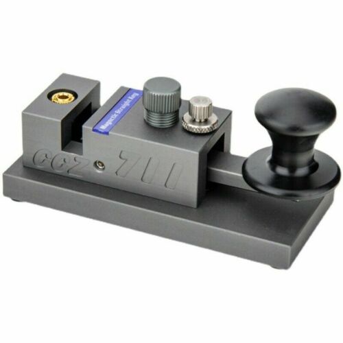Metal Second Generation CW Key Mini Morse Key Magnetic Straight Key ...
