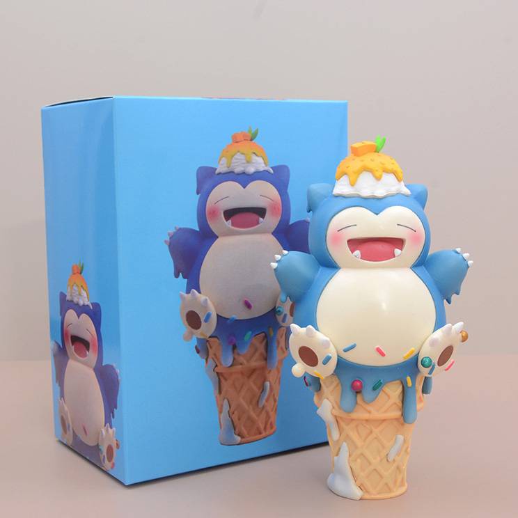 ใหม่ ฟิกเกอร์ รูป Pokemon Ice Cream Cone Pikachu Snorlax Bulbasaur ...