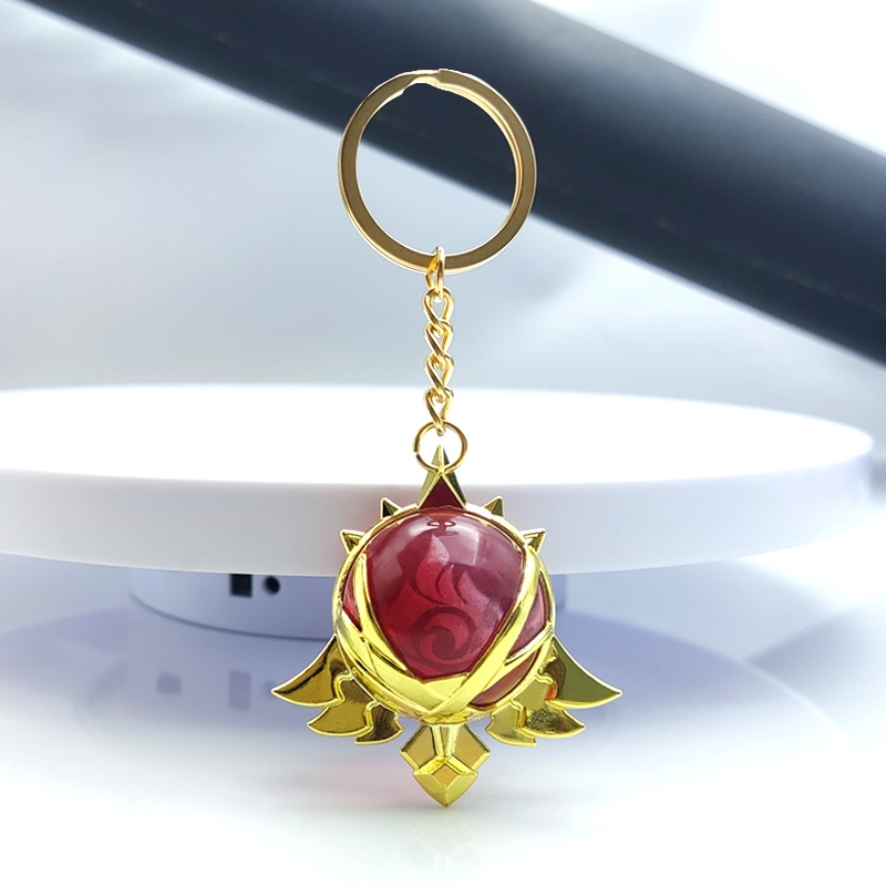 พวงกุญแจกระจก ลายเกม Genshin Impact Visions Sumeru Mondstadt Liyue ...