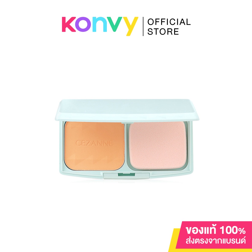 Cezanne UV Foundation EX PLUS SPF23/PA++ 11g #EX3 Ochre แป้งผสมรองพื้นคุมมันยอดนิยม. | Shopee ...