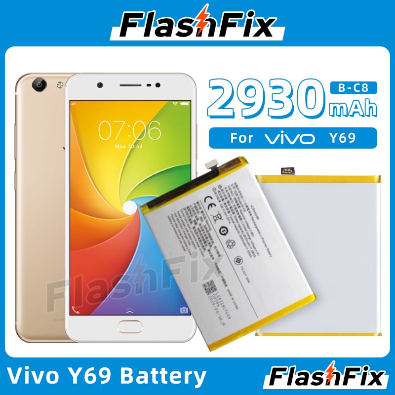แบตเตอรี่ ใช้สำหรับเปลี่ยน For Vivo Y69 High Quality Cell Phone ...