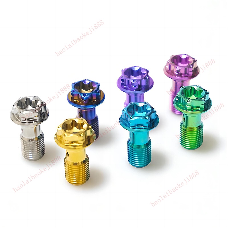 TC4/GR5 Brembo Nissin สลักเกลียวเบรกคาลิปเปอร์ หน้า หลัง ไทเทเนียม RCS M10 1.0/1.25 Caliper ...