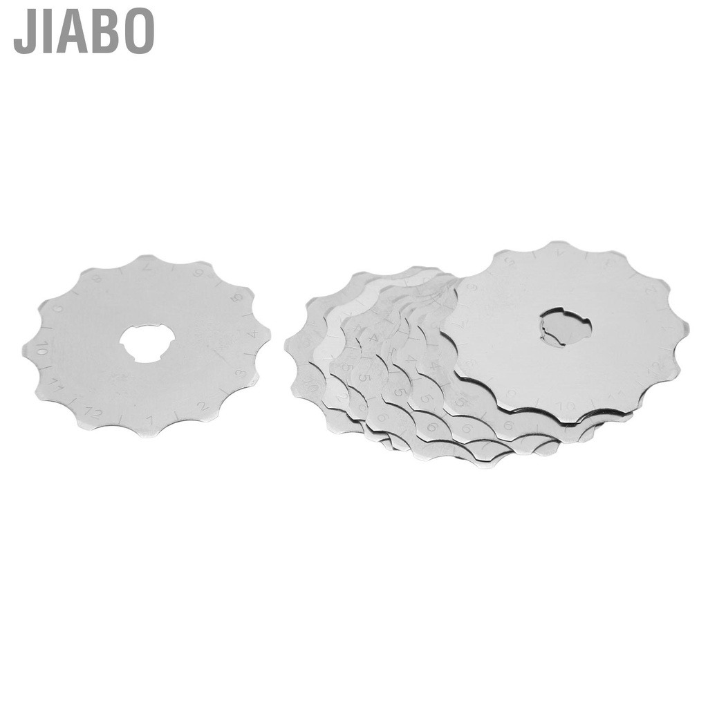 Jiabo 10Pcs Rotary Cutter Blades Stainless Steel Power Off Fabric ...