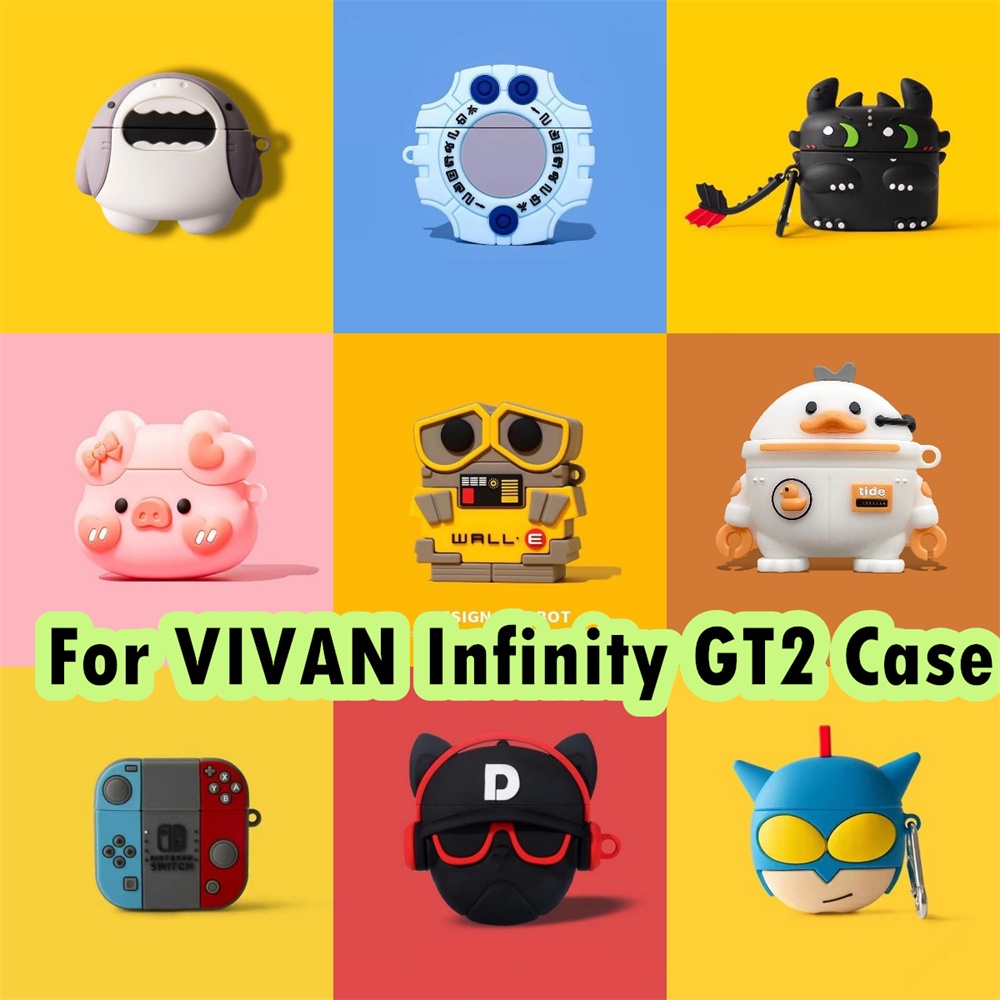 【ของแท้】เคสหูฟัง แบบนิ่ม กันกระแทก ลายการ์ตูน สําหรับ VIVAN Infinity ...