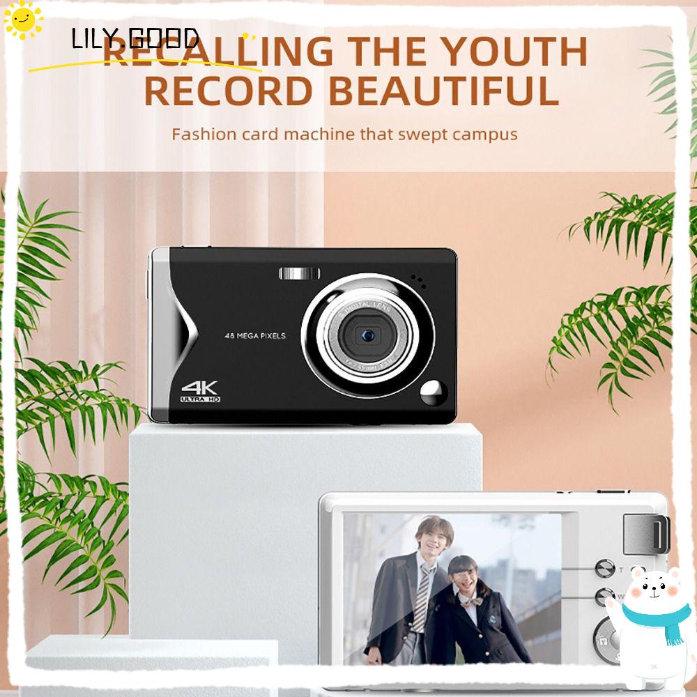 Lily กล้องดิจิทัล Microspur 4K UHD หน้าจอ 3 นิ้ว โฟกัสอัตโนมัติ ซูม 8x ...